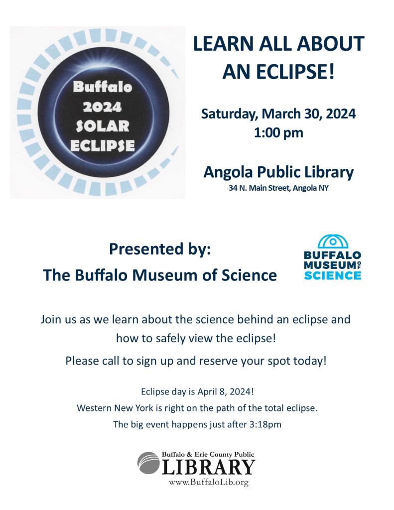 Angola Public Library | www.buffalolib.org