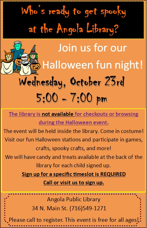 Angola Public Library | www.buffalolib.org