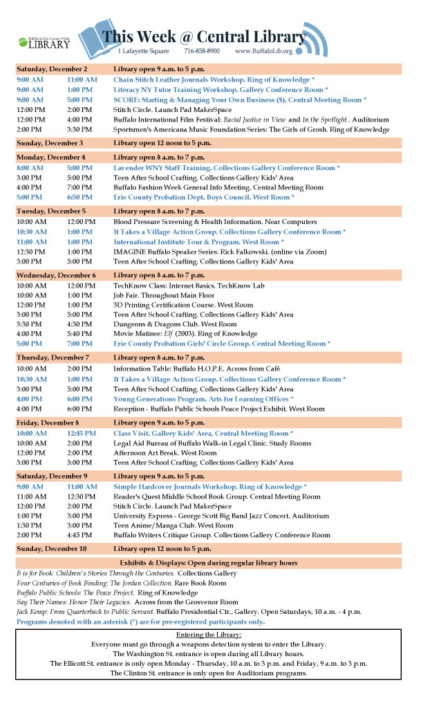 Central Library (downtown Buffalo) | www.buffalolib.org