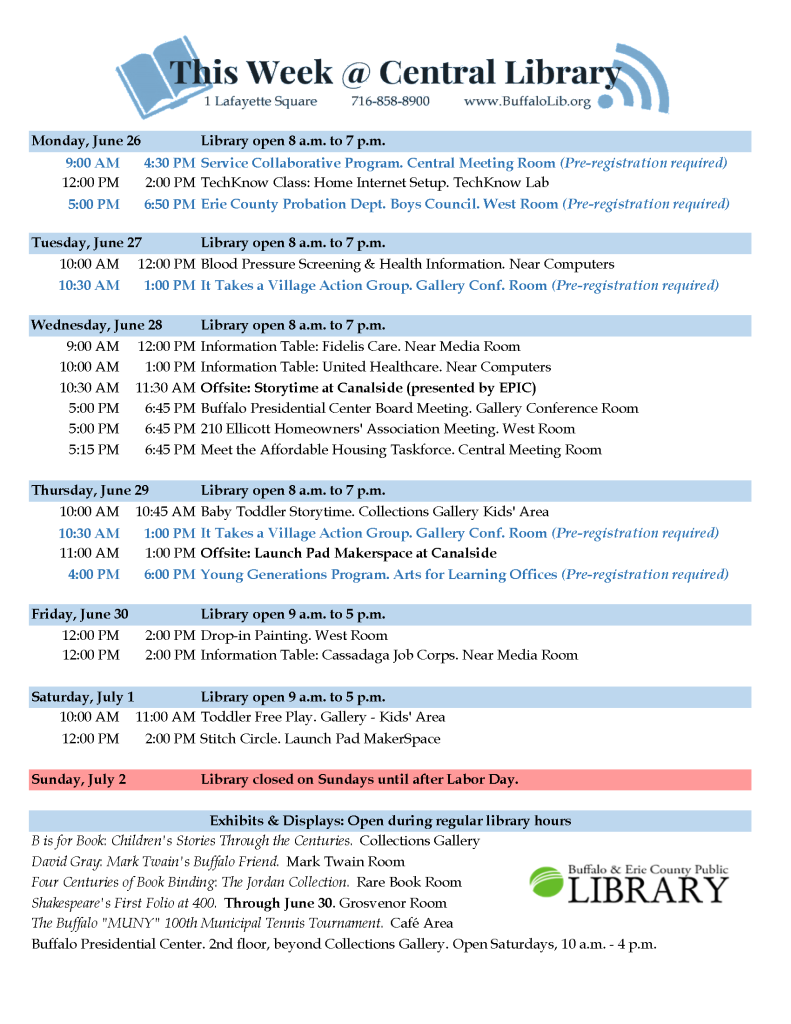 Central Library (downtown Buffalo) | www.buffalolib.org