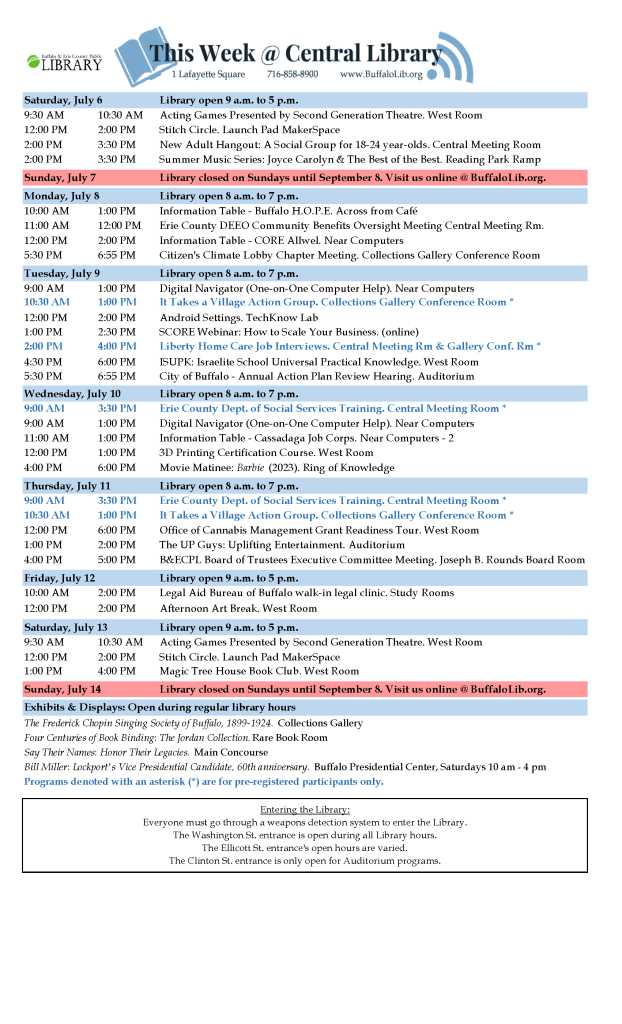 Central Library (downtown Buffalo) | www.buffalolib.org