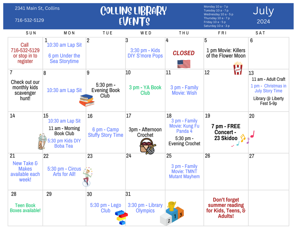 Town of Collins Public Library | www.buffalolib.org