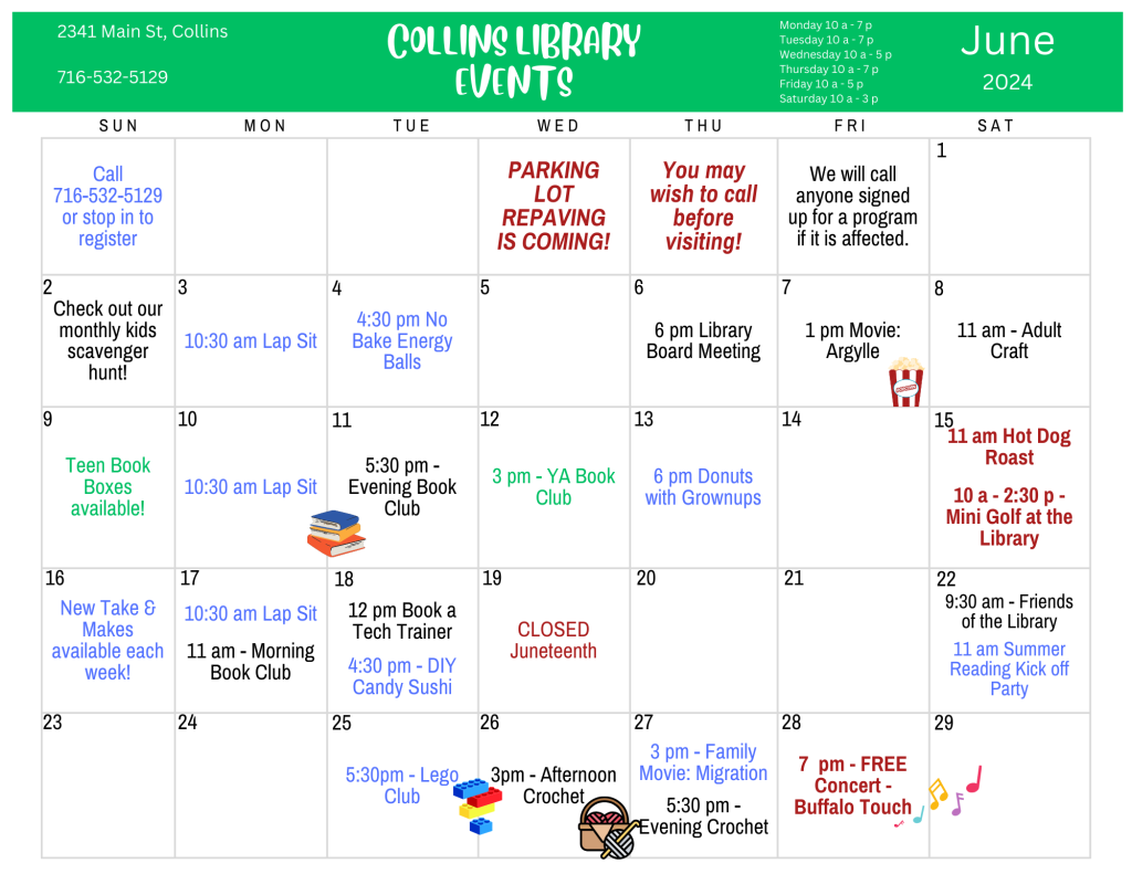 Town of Collins Public Library | www.buffalolib.org